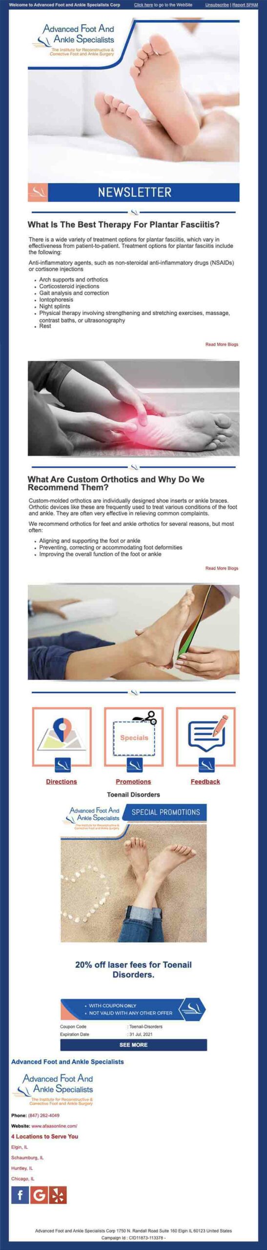Podiatry Marketing $699/mon Used By Top Podiatrists