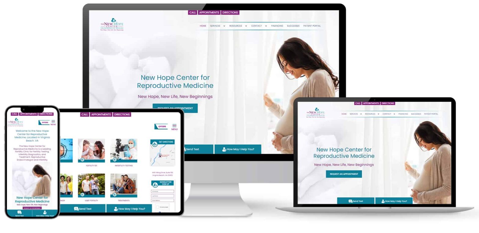 A/B Tested Conversion Modern Medical Website Design $999/m